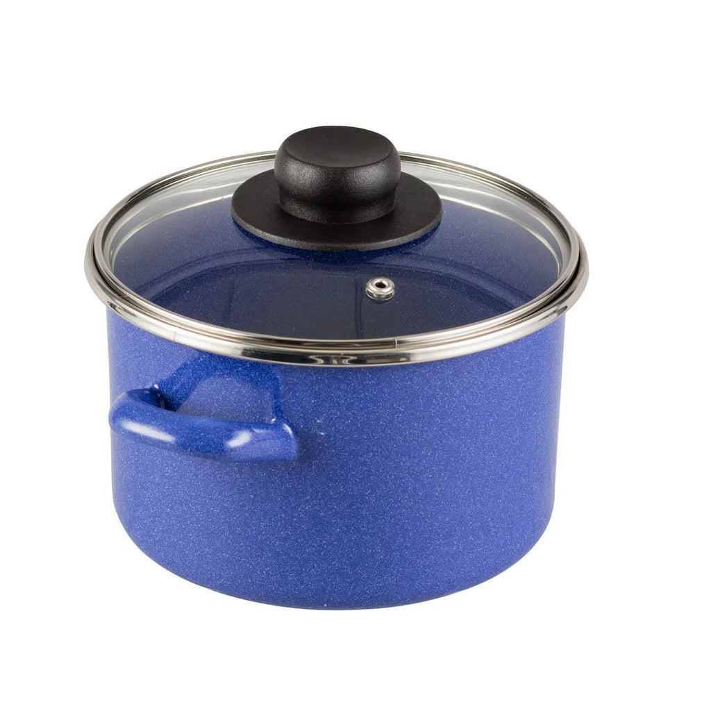 Olla recta peltre azul 16 cm Ecko Vasconia #19343 – Tienda La Luna